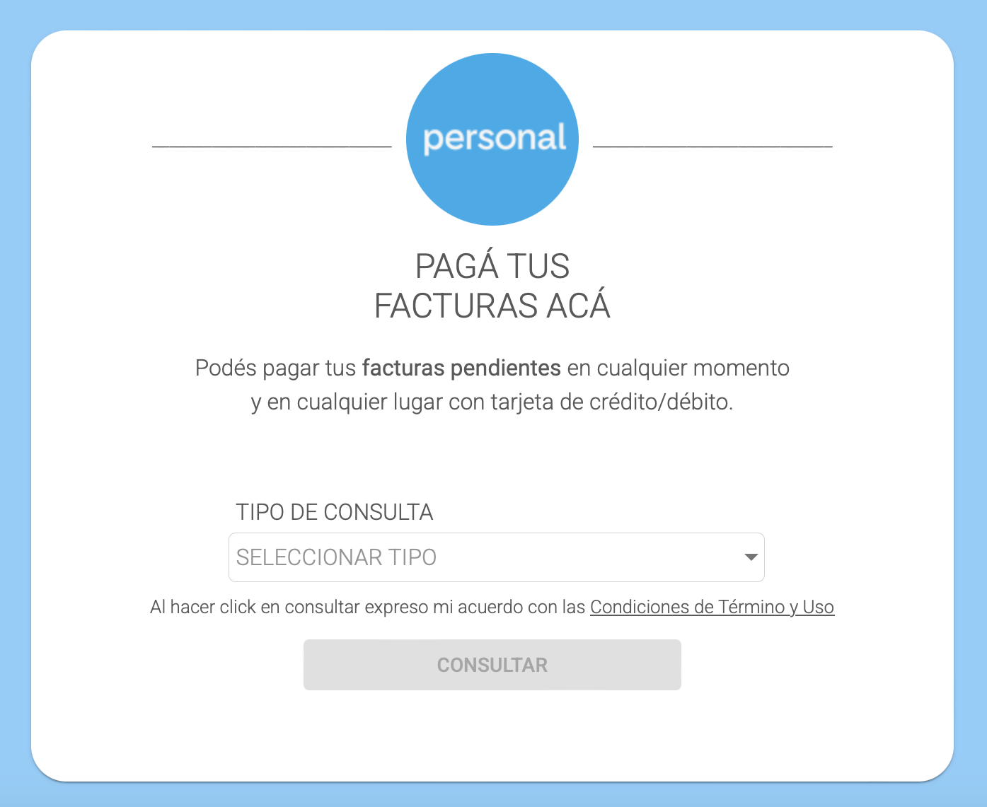Personal factura: Cómo consultar y pagar tus facturas